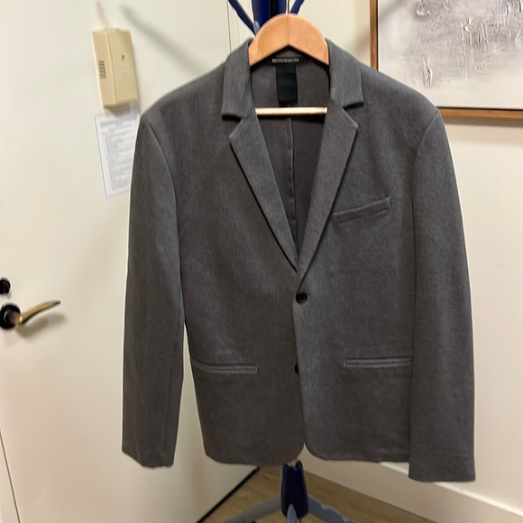 H&M | Suits & Blazers | Hm Casual Blazer Lightly Used 42r Slim Fit Gray ...